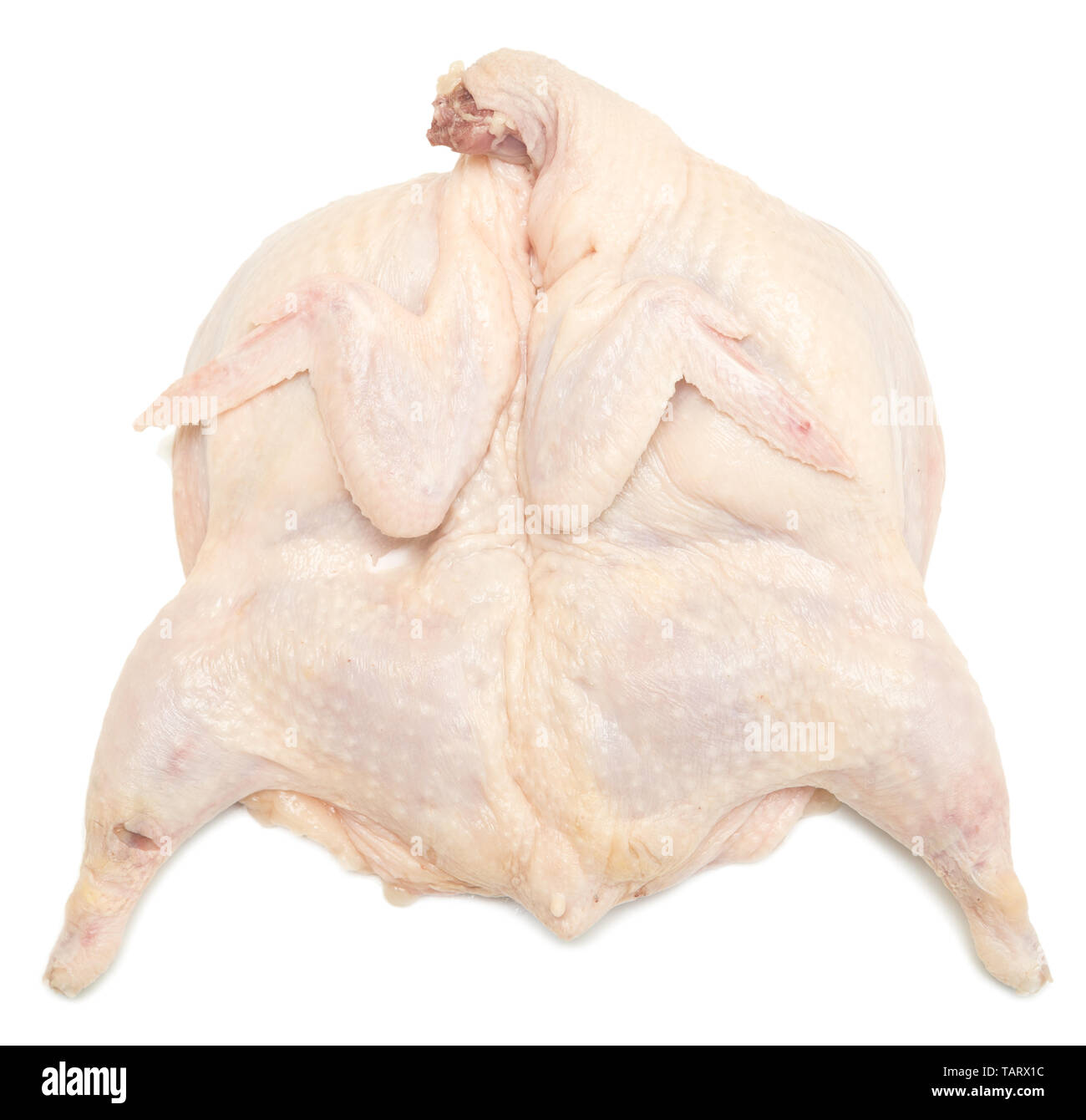 Raw quail isolated on white background Stock Photo - Alamy