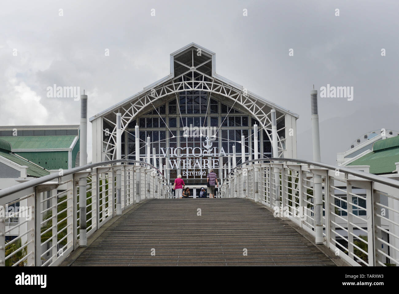 The VIctoria Wharf shopping mall in the V&A waterfront in Cape Town ...