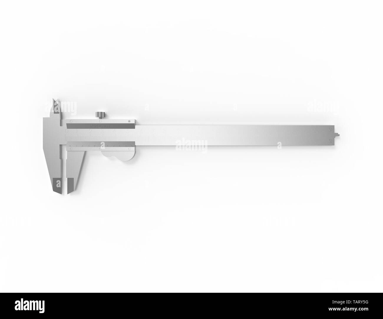 3D rendering of a calliper isolated on white background Stock Photo - Alamy