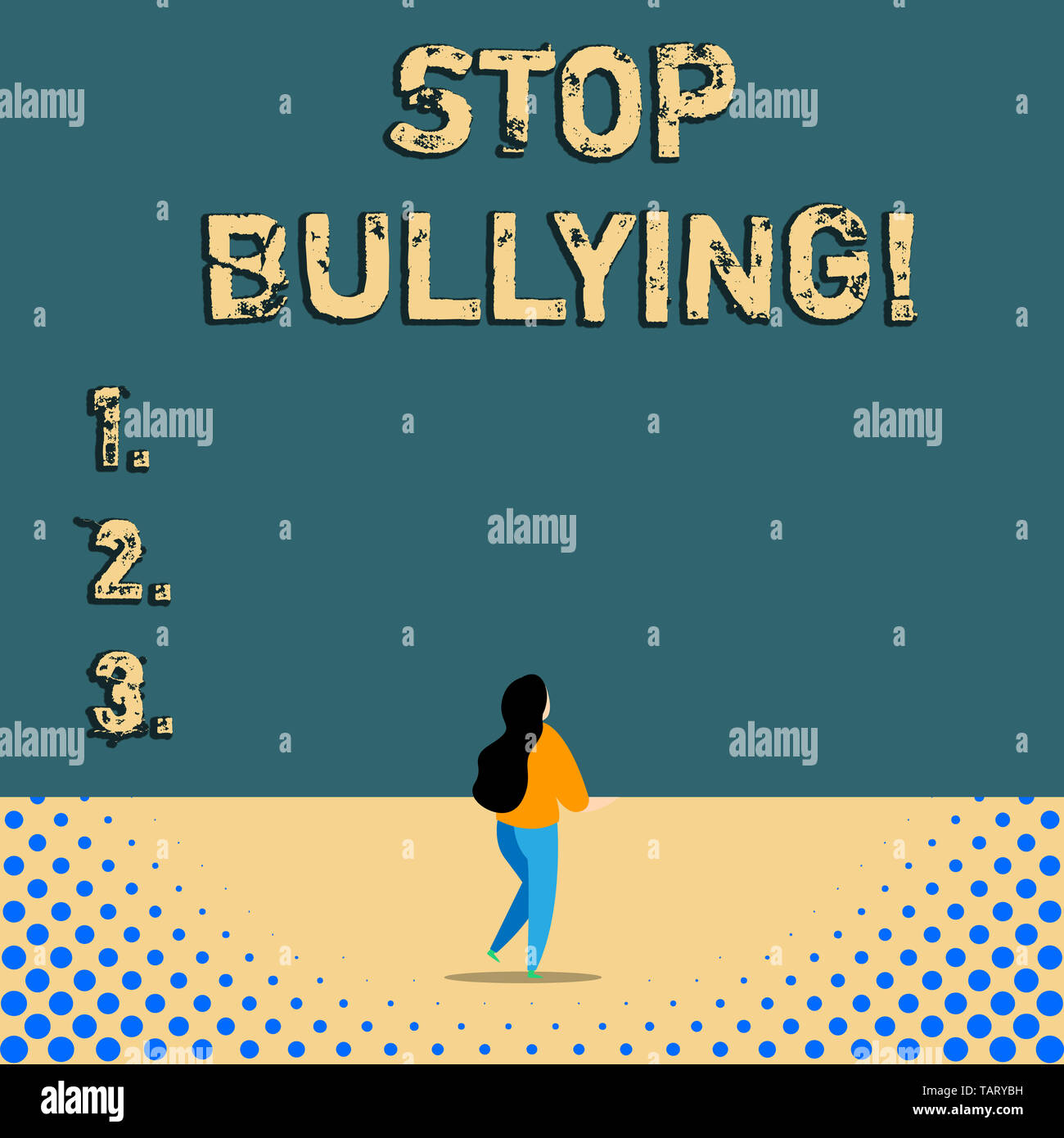 Bullying school sign children hi-res stock photography and images - Alamy
