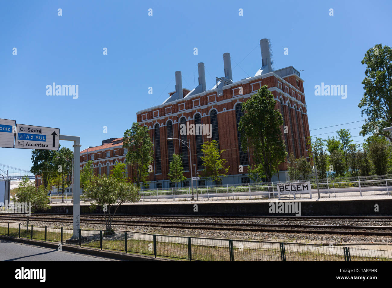 Tejo Power Station Stock Photo - Alamy