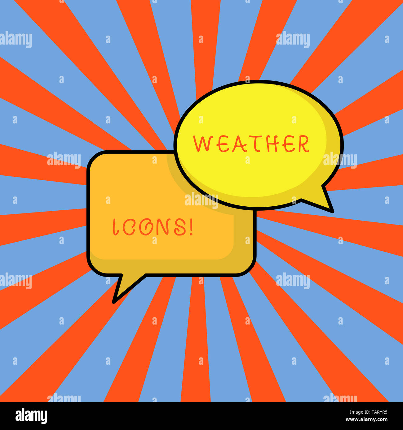 Conceptual hand writing showing Weather Icons. Concept meaning Plotted ...