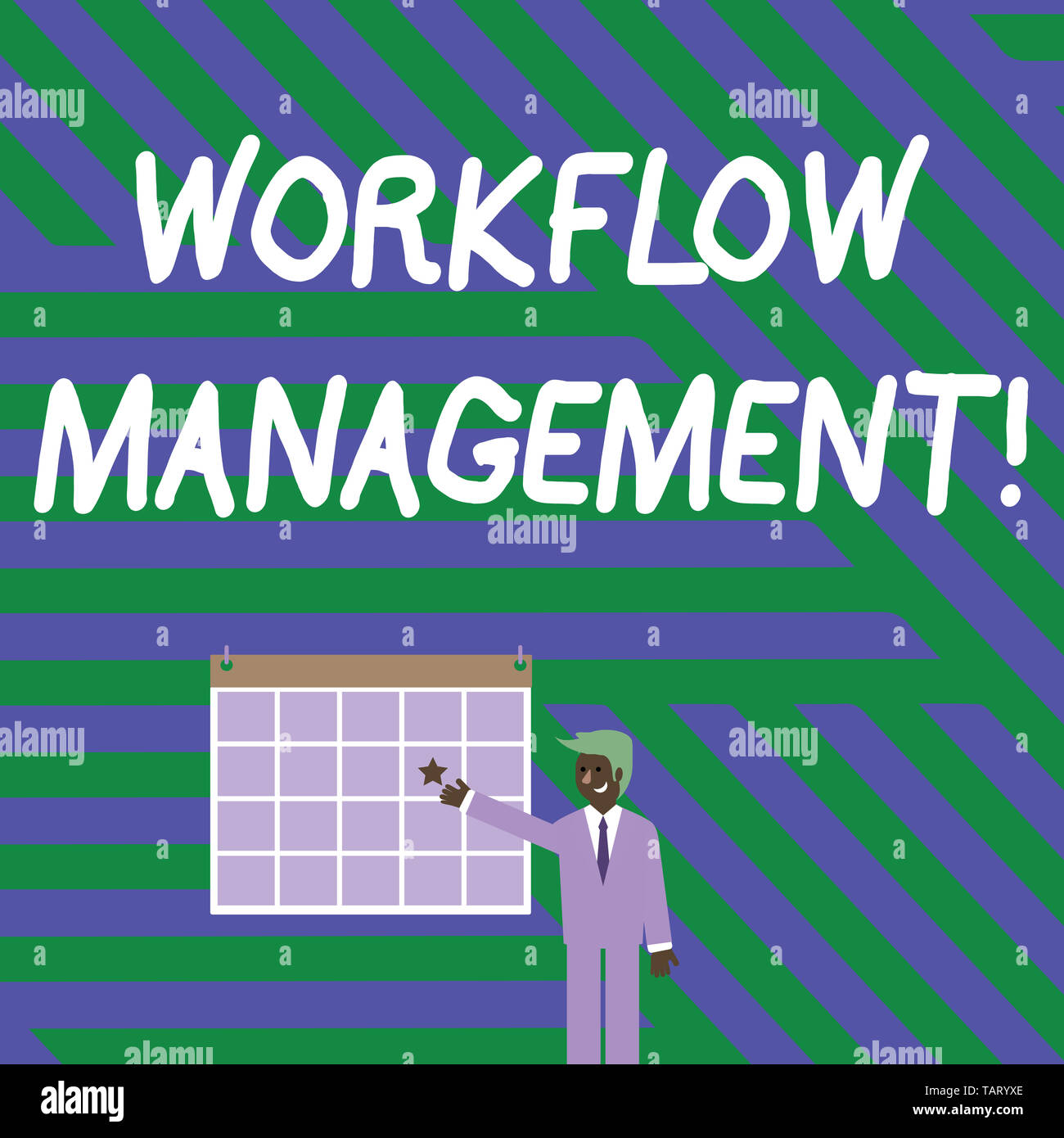 Handwriting Text Writing Workflow Management Conceptual Photo The