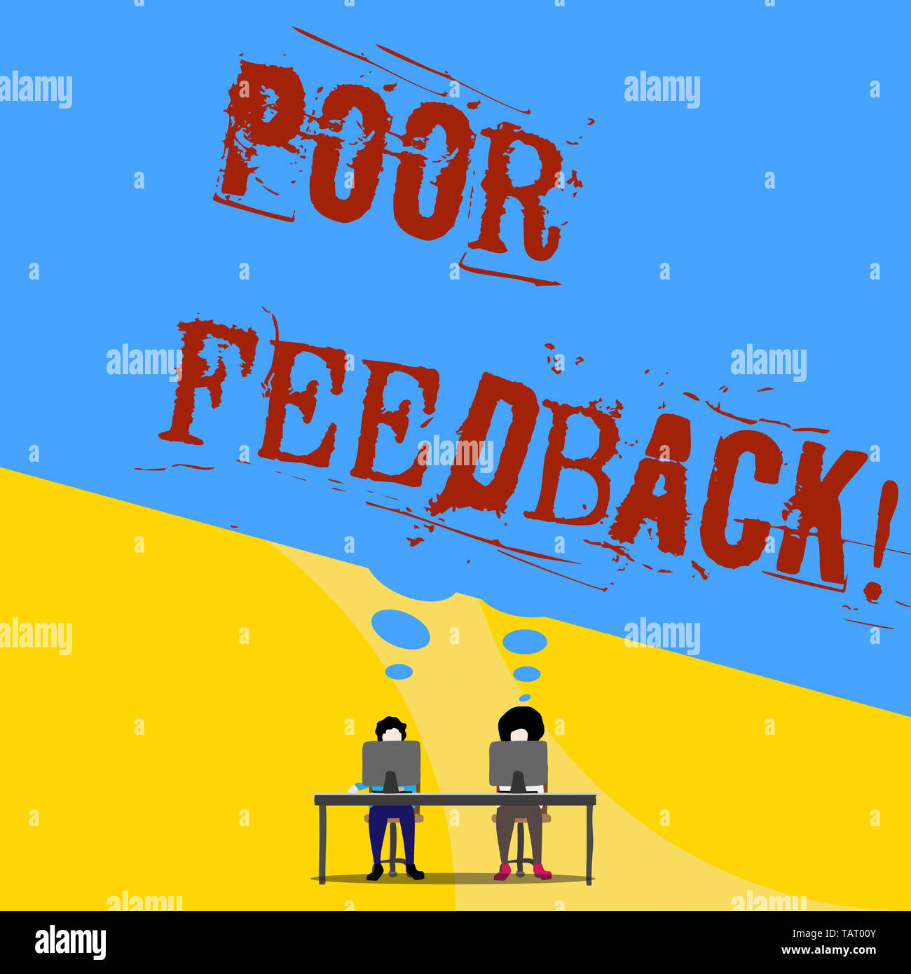 Conceptual hand writing showing Poor Feedback. Concept meaning A ...