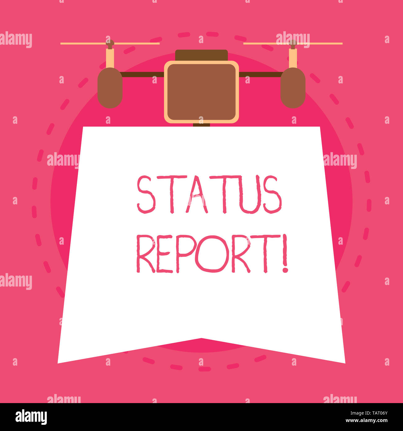 Conceptual hand writing showing Status Report. Concept meaning document ...