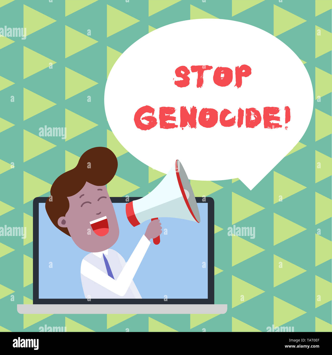 Word writing text Stop Genocide. Business photo showcasing to put an ...