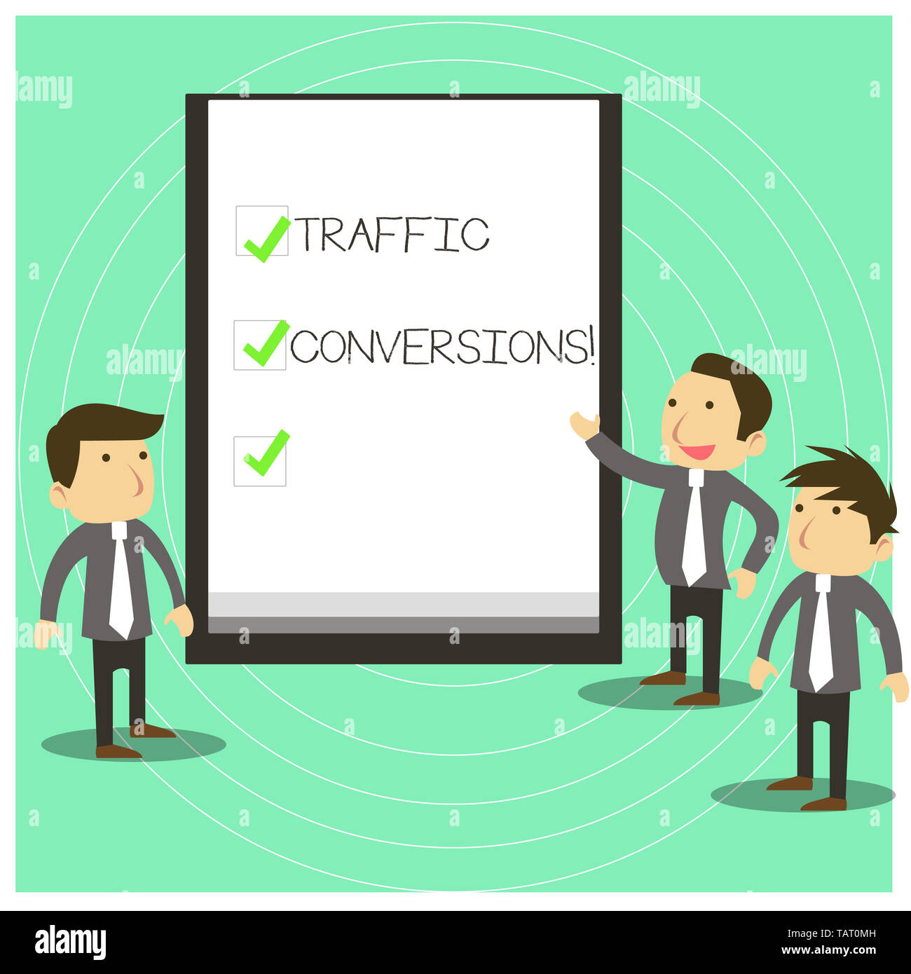 Conceptual hand writing showing Traffic Conversions. Concept meaning ...