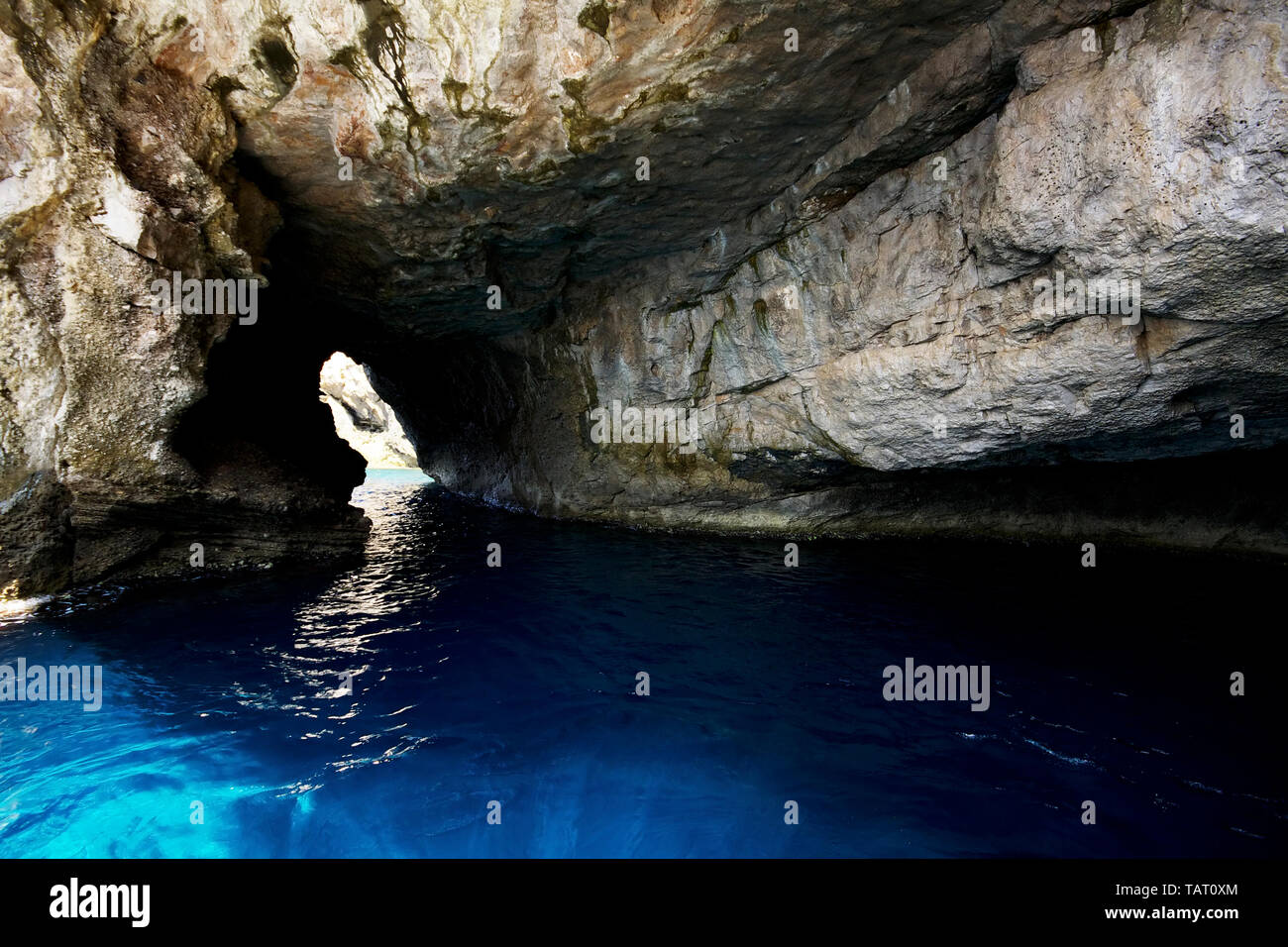 Blue cave sicily hi-res stock photography and images - Alamy