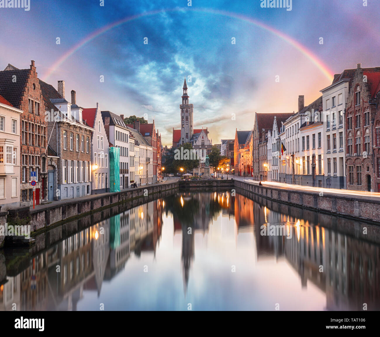 Rainbow brick road hi-res stock photography and images - Alamy