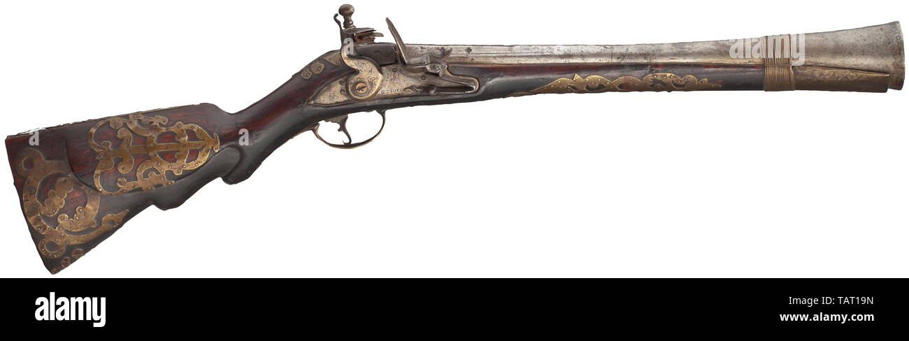 Small arms, pistols, flintlock pistol, Balkan Turkish, 19th century ...