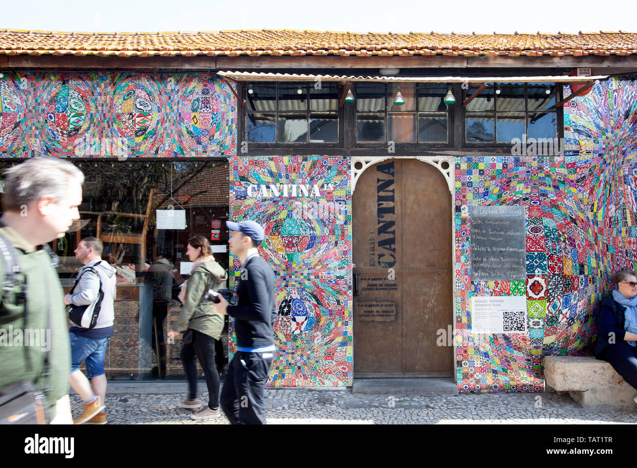 Lx Factory Cantina in Alcantara , Lisbon, Portugal Stock Photo - Alamy