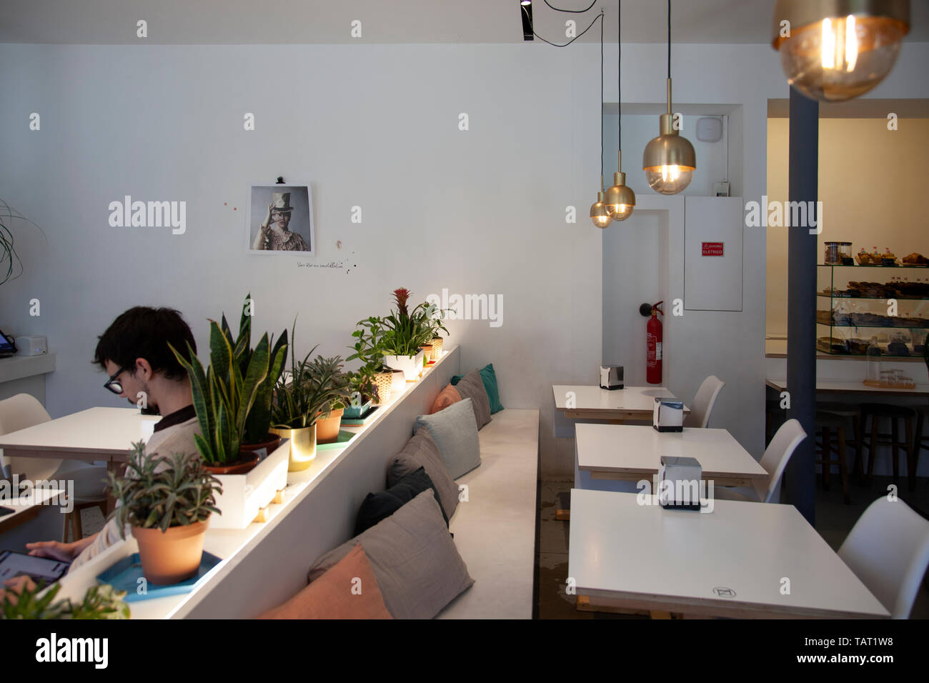 Lx Factory - Wish Cafe in Alcantara , Lisbon, Portugal Stock Photo - Alamy