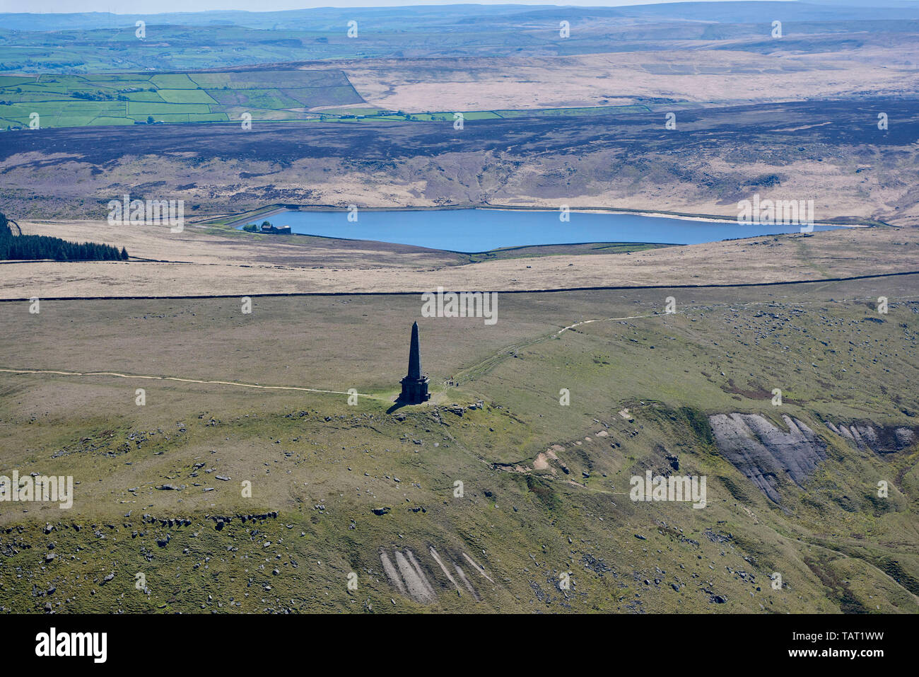 Stoodley Pike, Todmorden, West Yorkshire, northern England, UK Stock ... Stoodley Pike, Todmorden, West Yorkshire, northern England, UK Stock ...