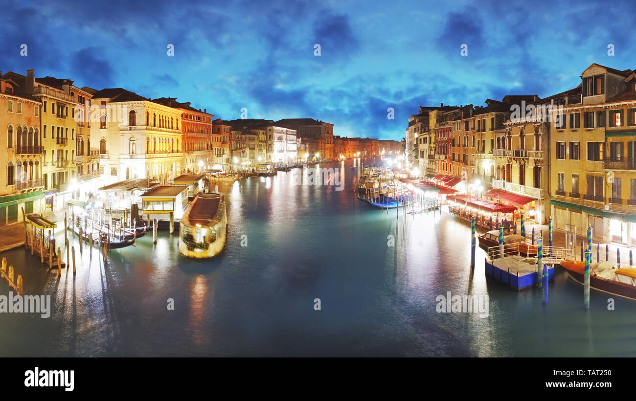 Venice river from bridge hi-res stock photography and images - Alamy