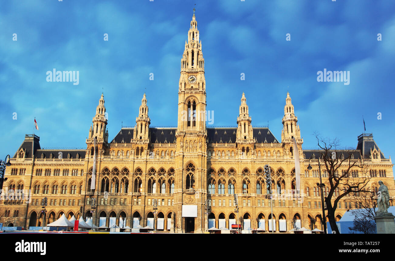 Vienna's City Hall - Town Hall Stock Photo - Alamy