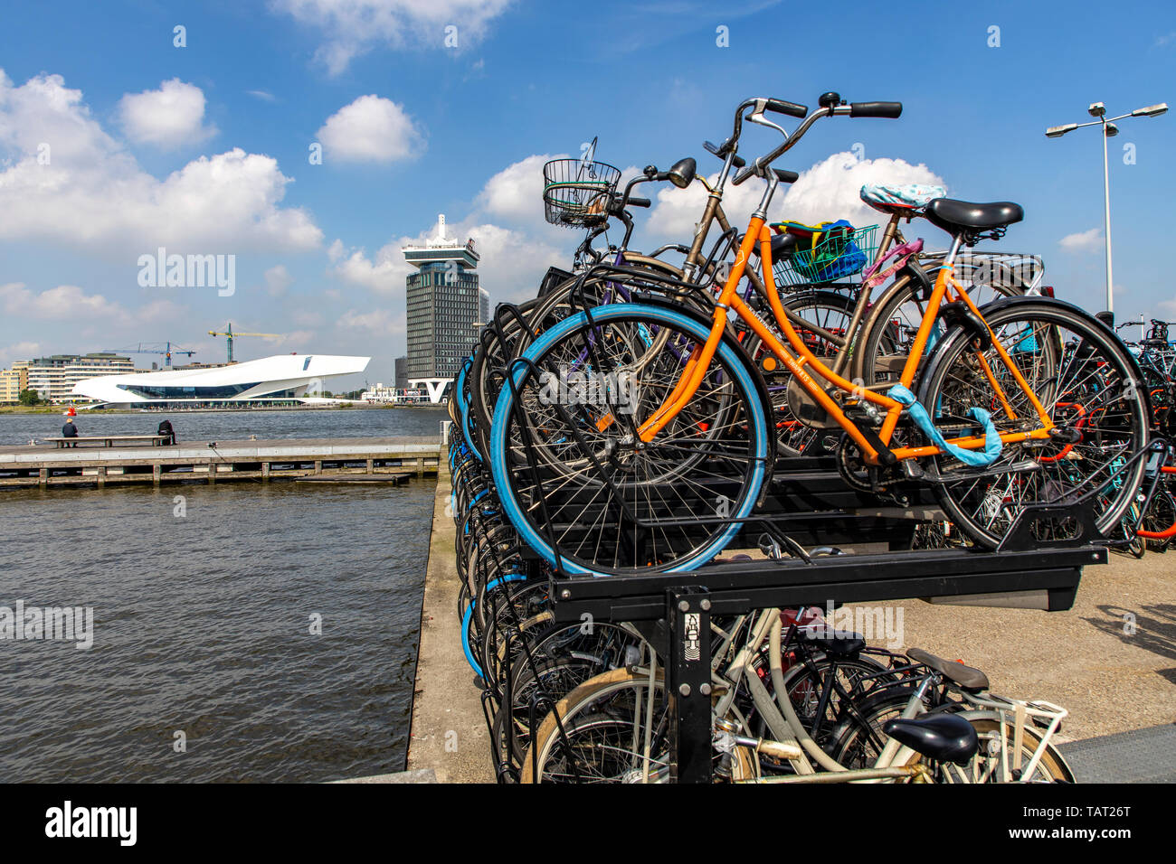 Multi storey bicycle park amsterdam hi-res stock photography and images ...