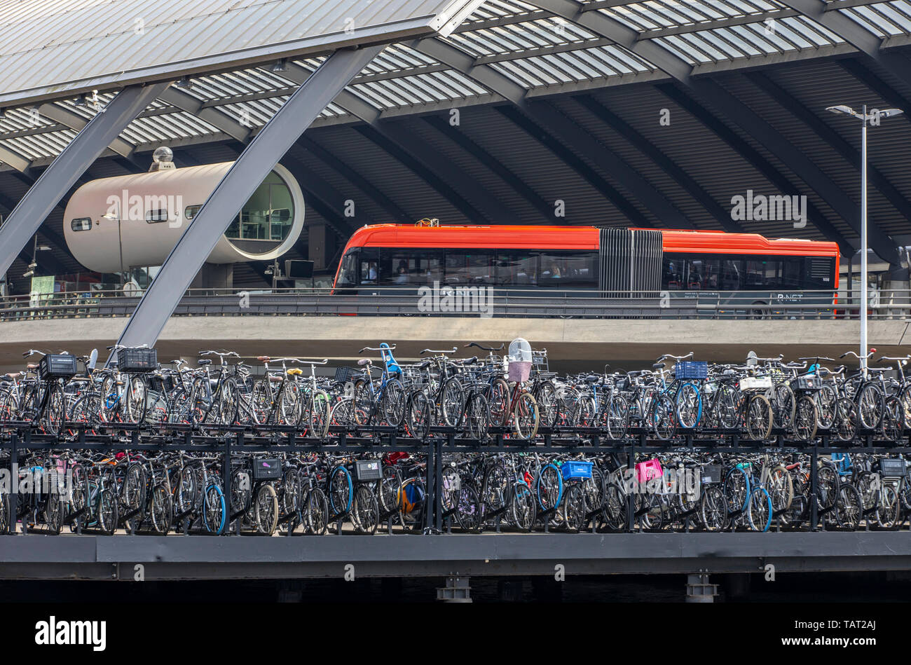 Multi storey bicycle park amsterdam hi-res stock photography and images ...