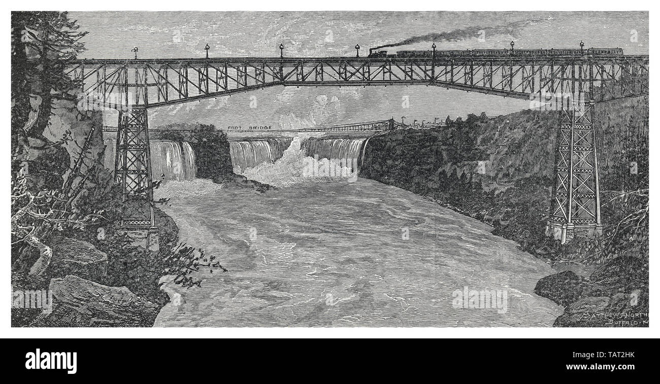 Niagara Cantilever Bridge or Michigan Central Railway Cantilever Bridge ...