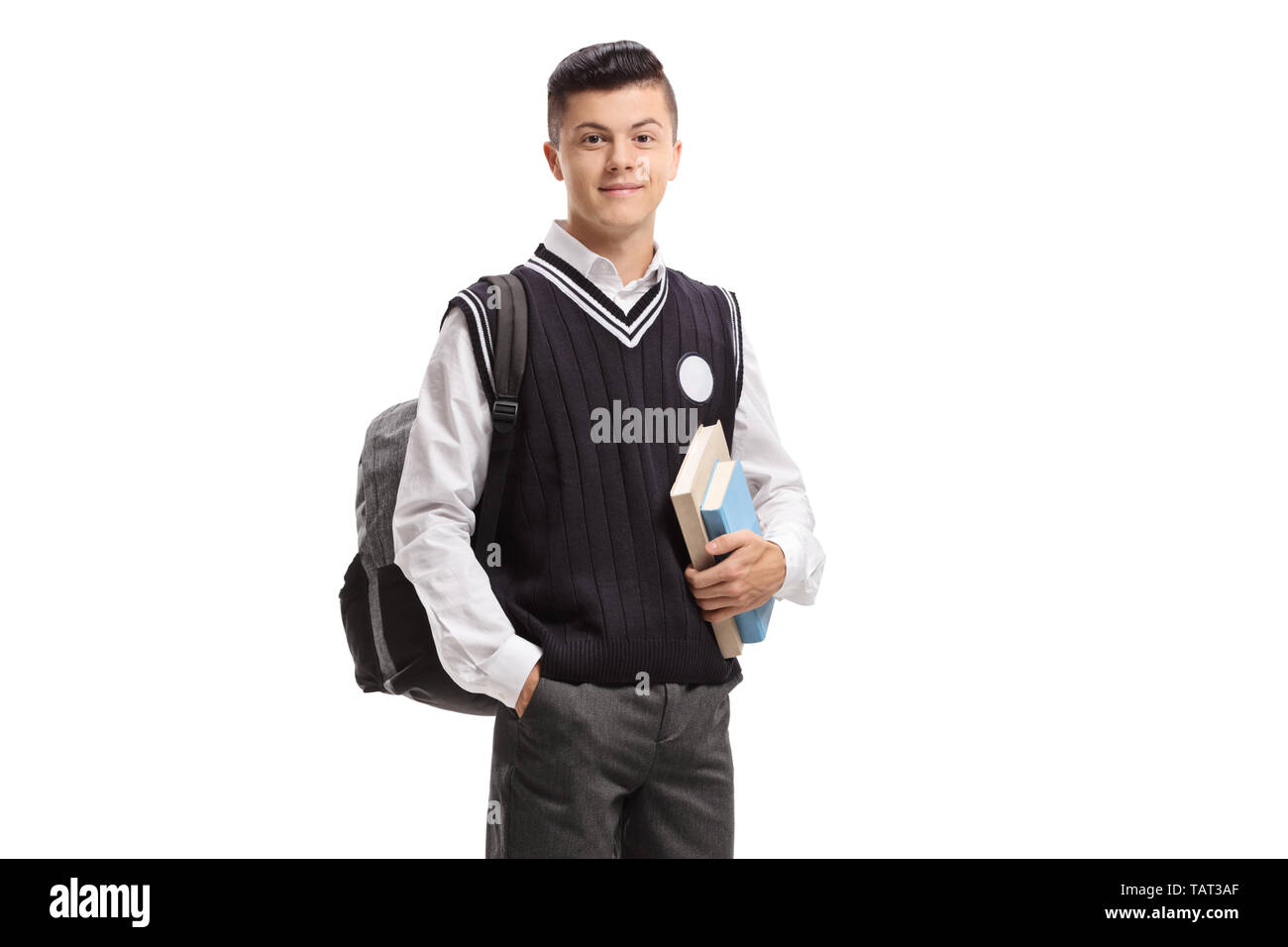 Teenage male backpack hi-res stock photography and images - Alamy