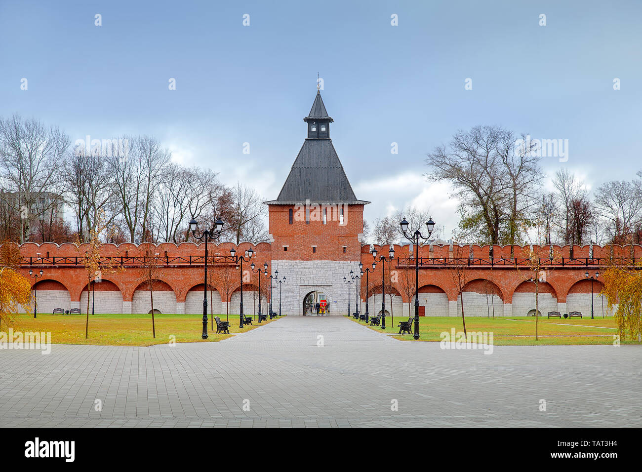 The Tula Kremlin, a monument of architecture of the 16th century. The ...