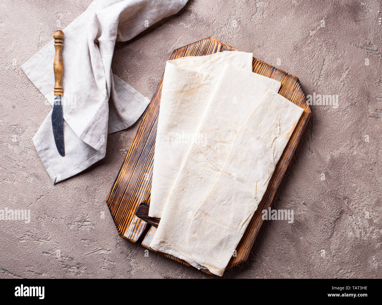 Armenian bread lavash hi-res stock photography and images - Alamy