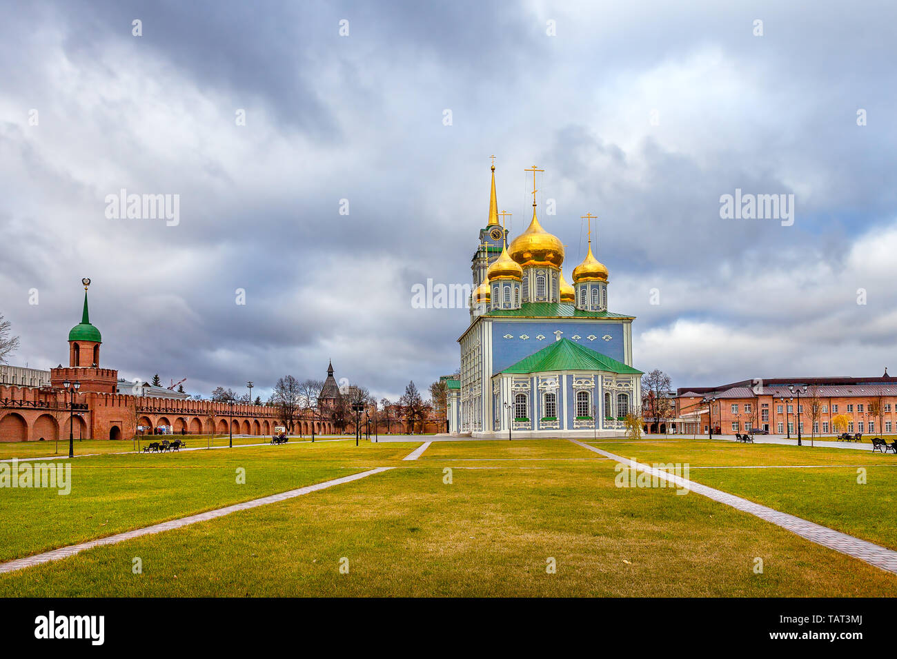 The Tula Kremlin, a monument of architecture of the 16th century. Holy ...