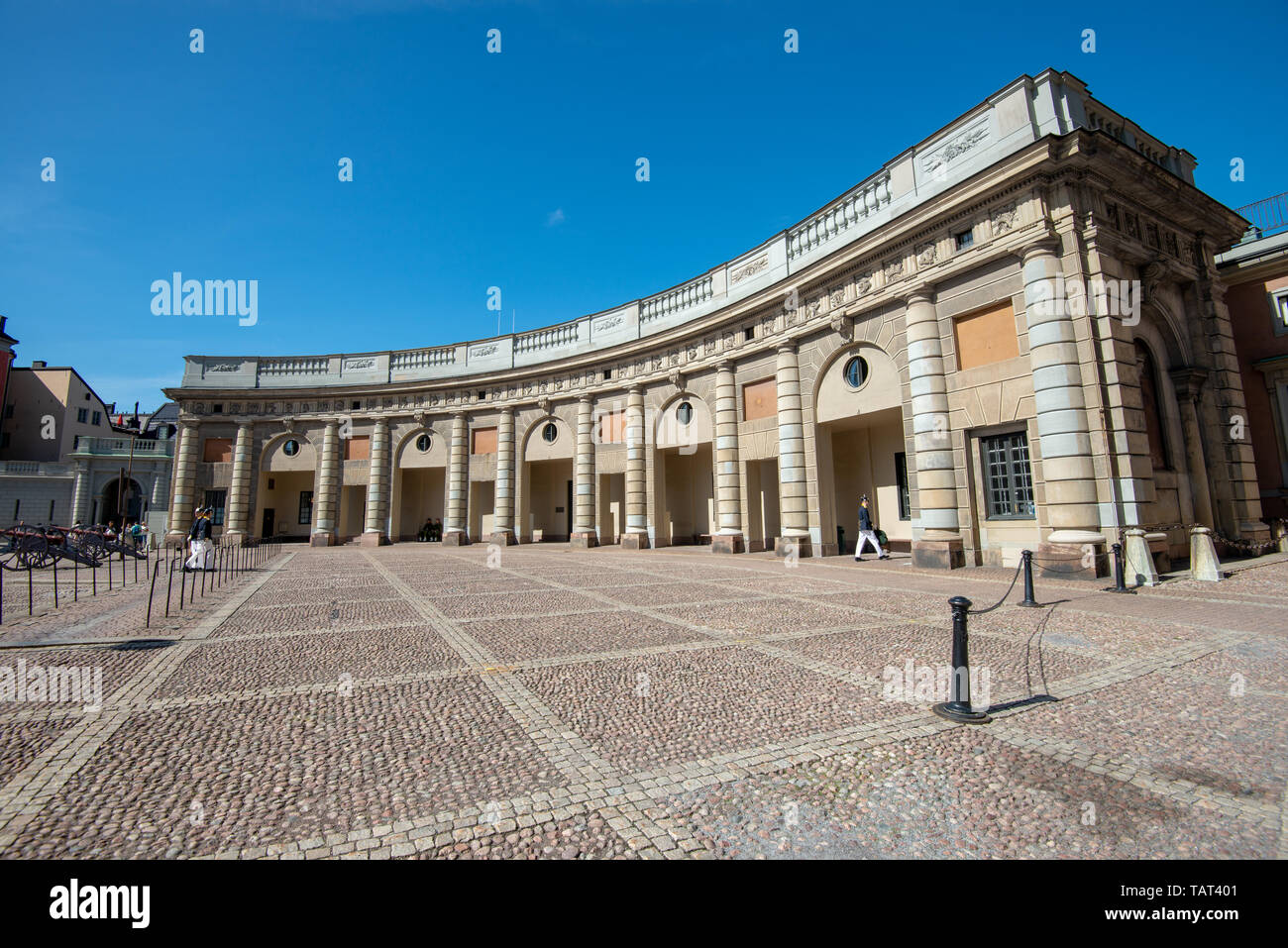Kungliga slottet, The Royal Palace. Baroque-style royal palace with 3 ...