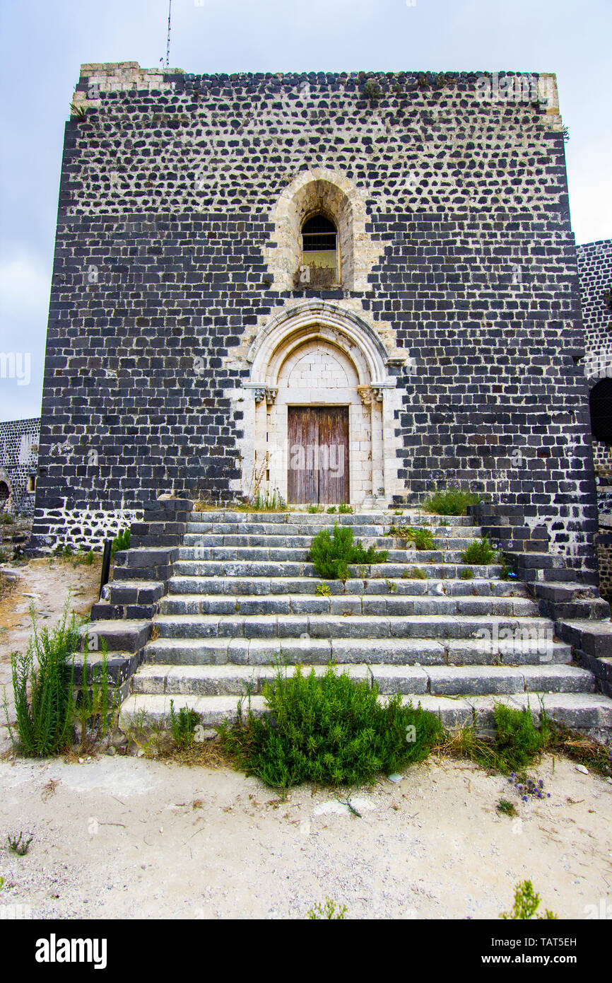 A view of Margat (Al-marqab) Castle in Baniyas, Syria Stock Photo - Alamy