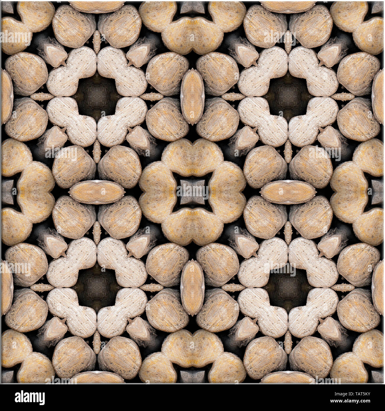 Carved geometric pattern on wood background seamless texture, 3d ...