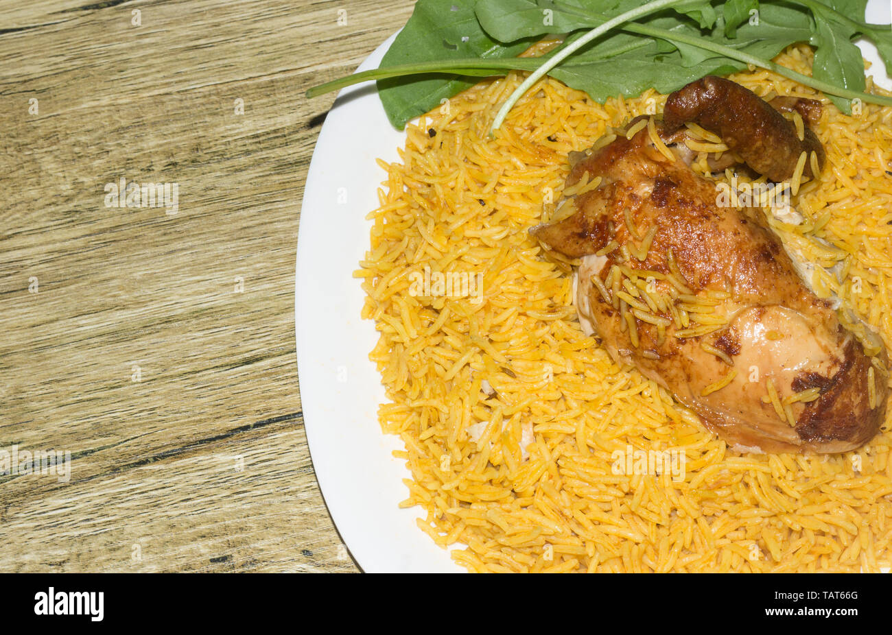 chicken Kabsa - mixed rice dishes that originates in Yemen. Middle ...