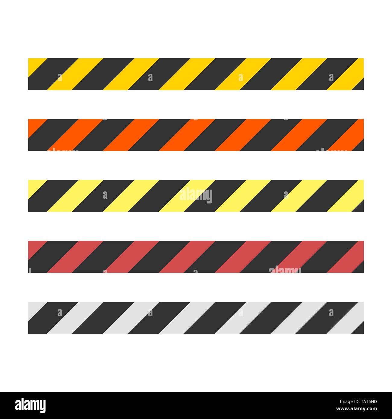 Seamless two color lines set - Vector illustration Stock Vector Image ...
