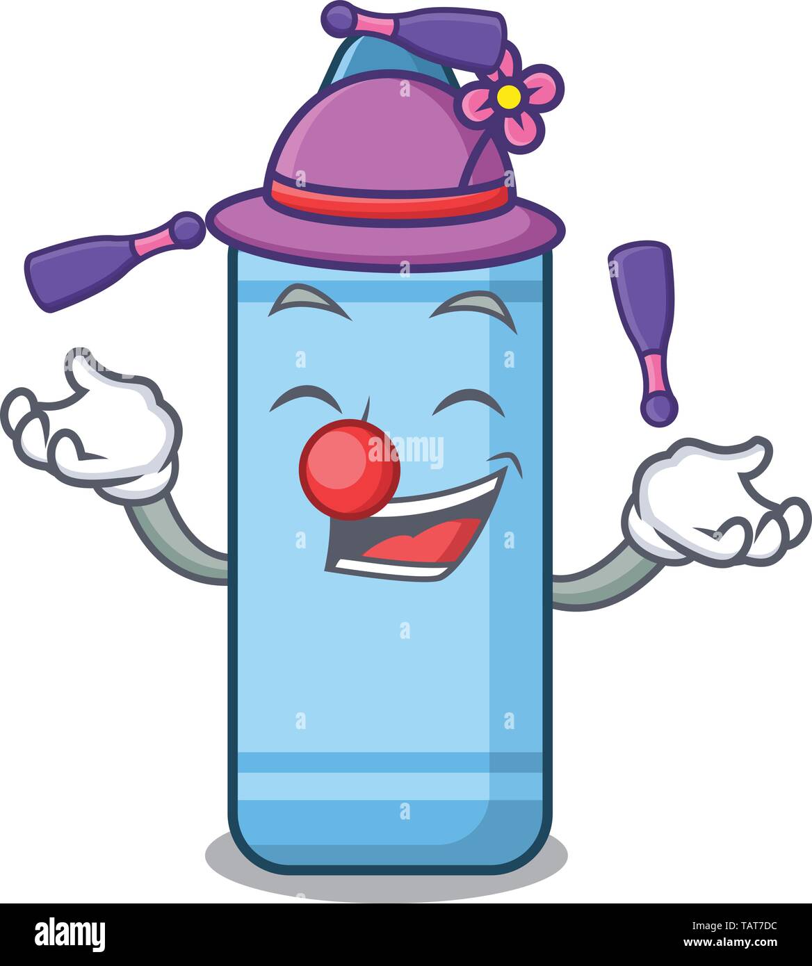 Juggling blue crayon above a cartoon book Stock Vector Image & Art - Alamy