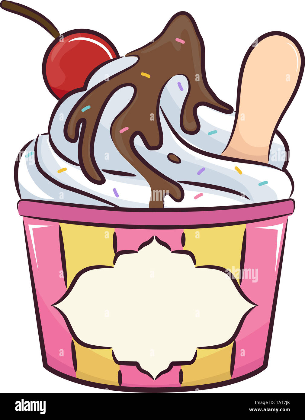 Ice Cream Sundae Clip Art