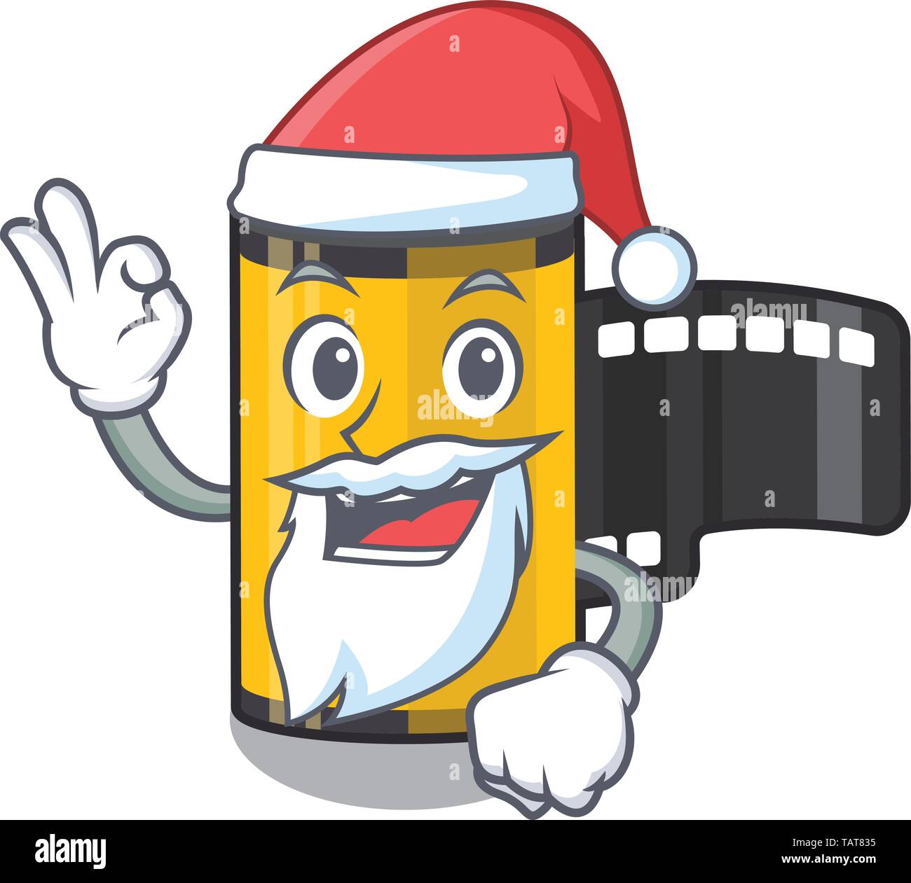 Santa camera roll in the cartoon drawer Stock Vector Image & Art - Alamy
