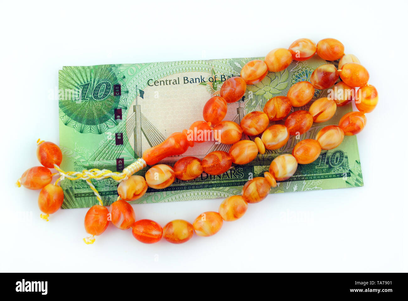 Kingdom of Bahrain currency Stock Photo - Alamy