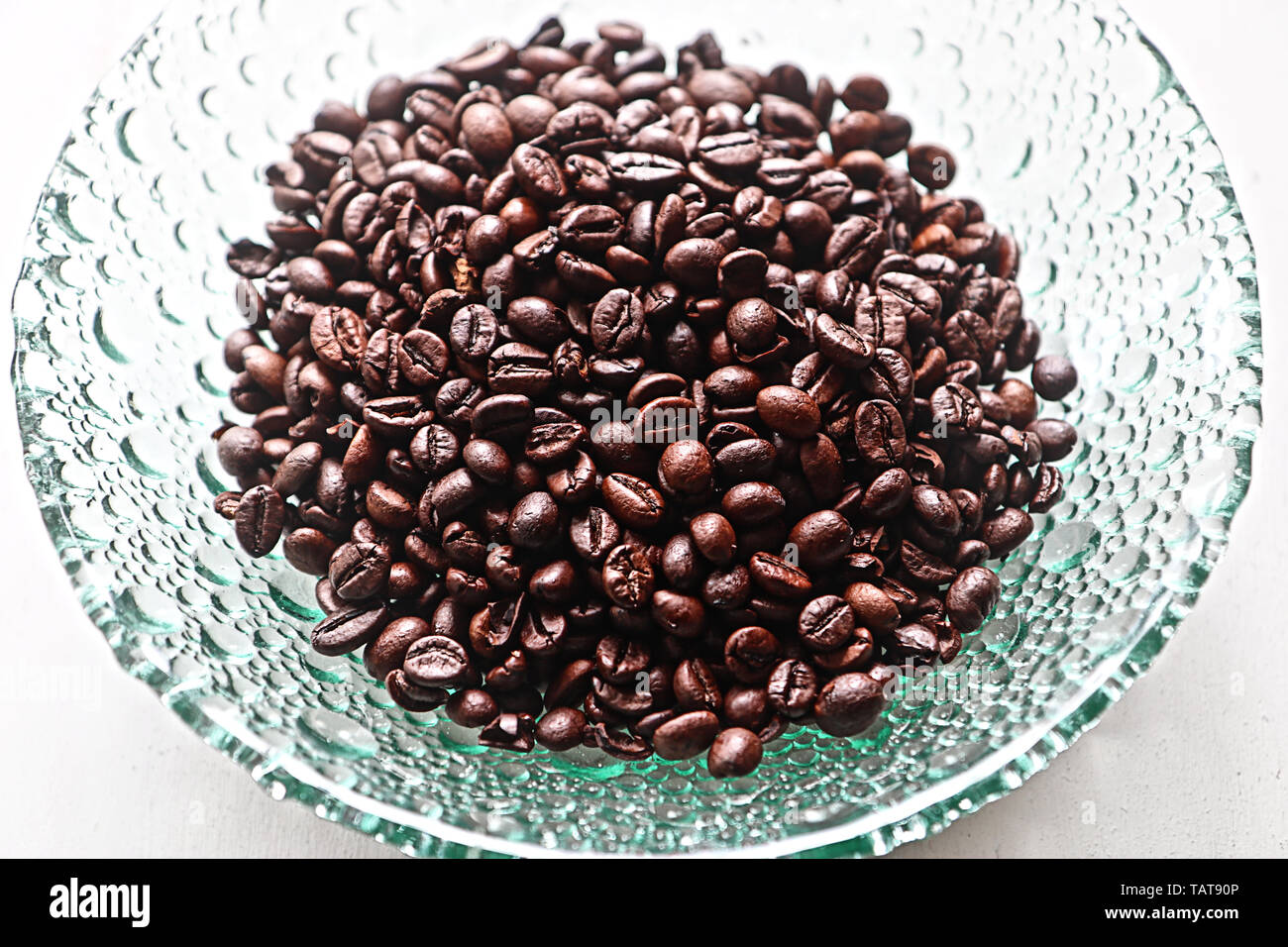 Coffee grains roasted Italian style Stock Photo - Alamy