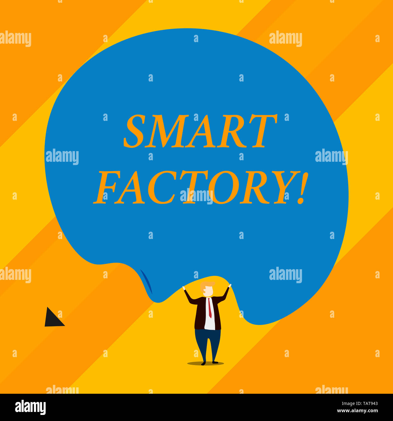 Handwriting text Smart Factory. Conceptual photo A highly digitized and ...