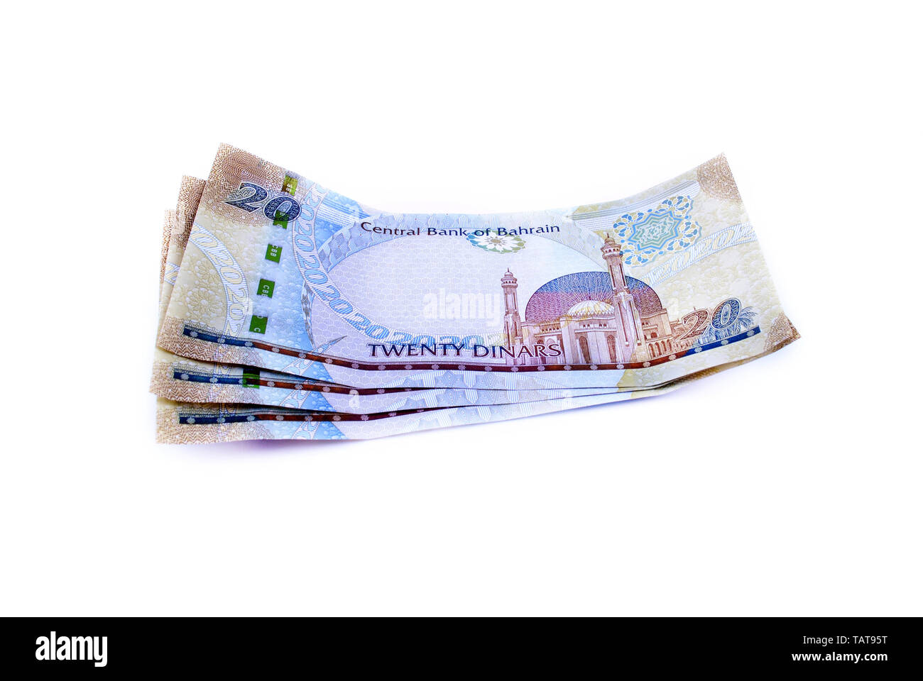 Kingdom of Bahrain currency Stock Photo - Alamy
