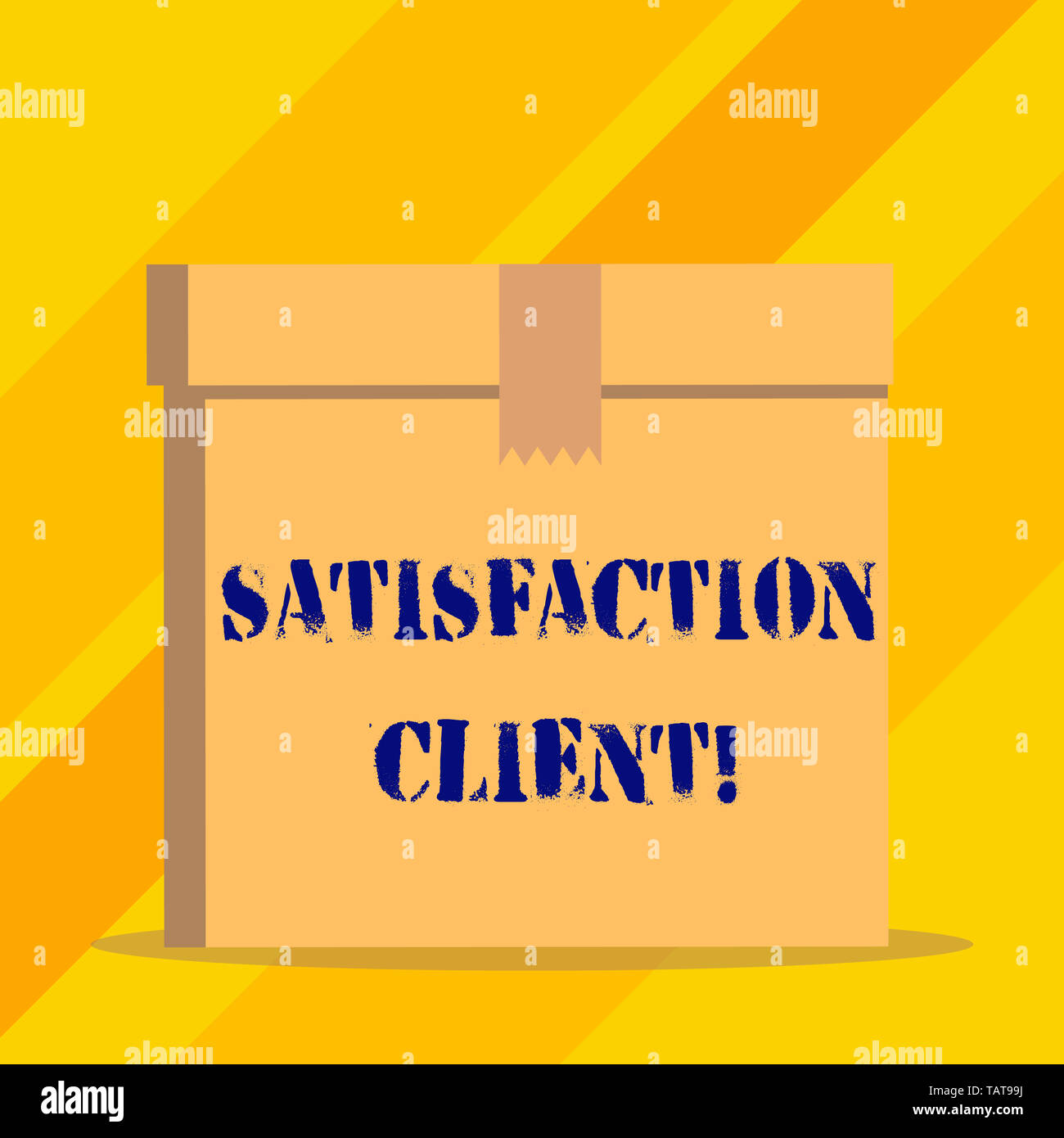 Writing note showing Satisfaction Client. Business concept for benefits ...