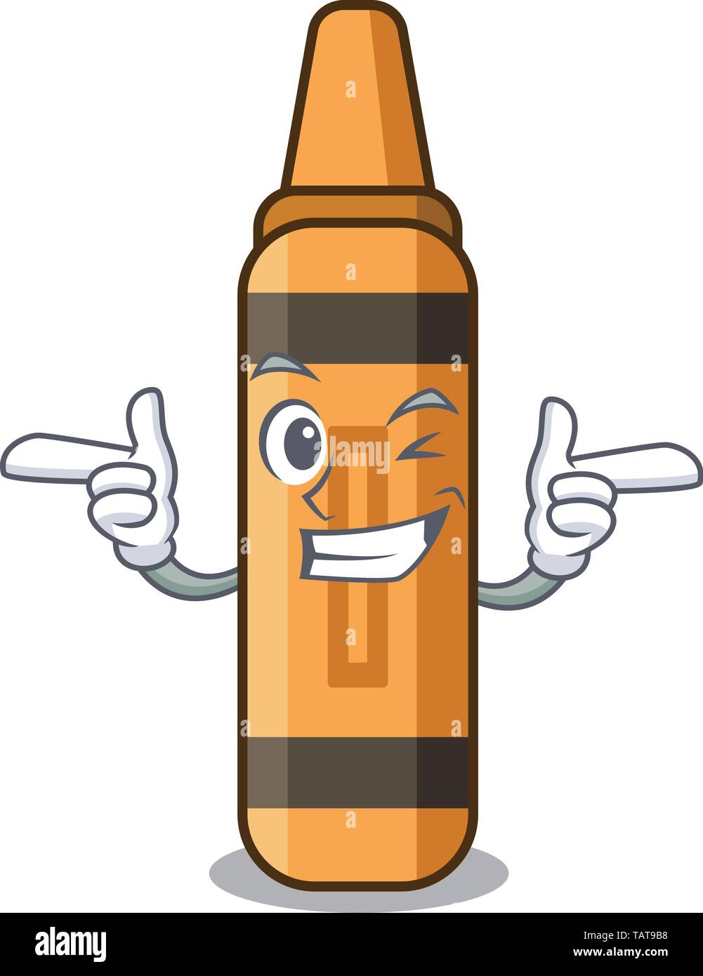 Clipart Orange Crayon
