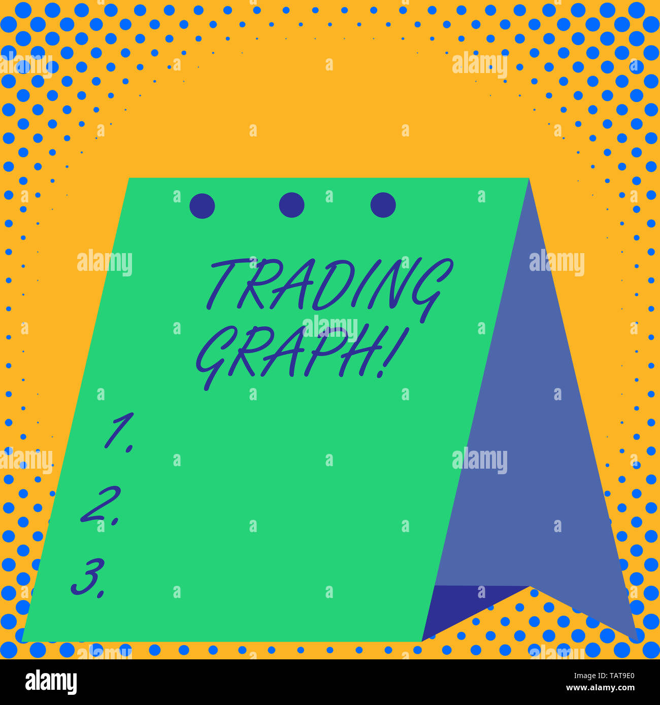 Handwriting text Trading Graph. Conceptual photo Represent the highs ...