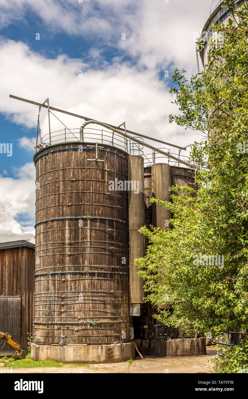 Old grain silos and field hi-res stock photography and images - Alamy