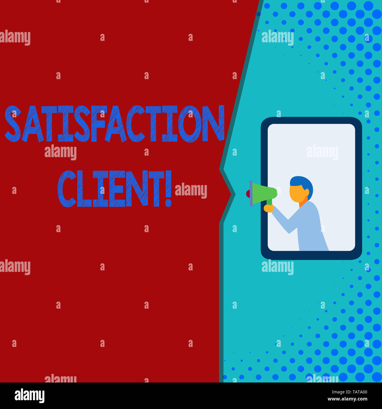Writing note showing Satisfaction Client. Business concept for benefits ...