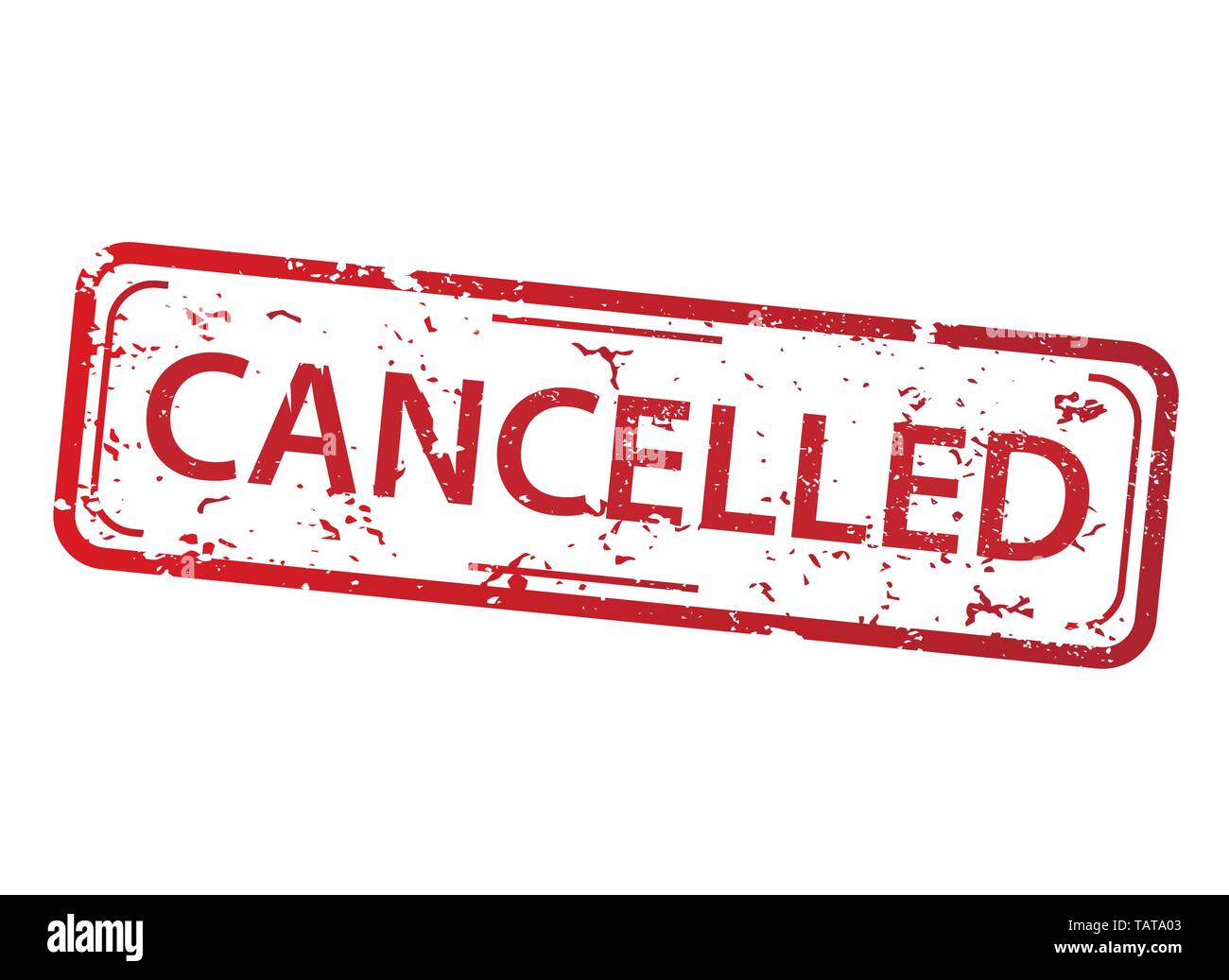 Cancelled stamp ink red hi-res stock photography and images - Alamy