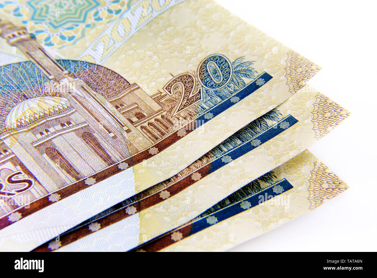 Kingdom of Bahrain currency Stock Photo - Alamy