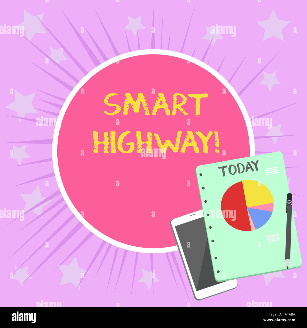Conceptual hand writing showing Smart Highway. Concept meaning Highways ...