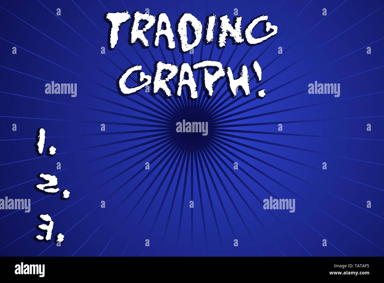 Word writing text Trading Graph. Business photo showcasing Represent ...