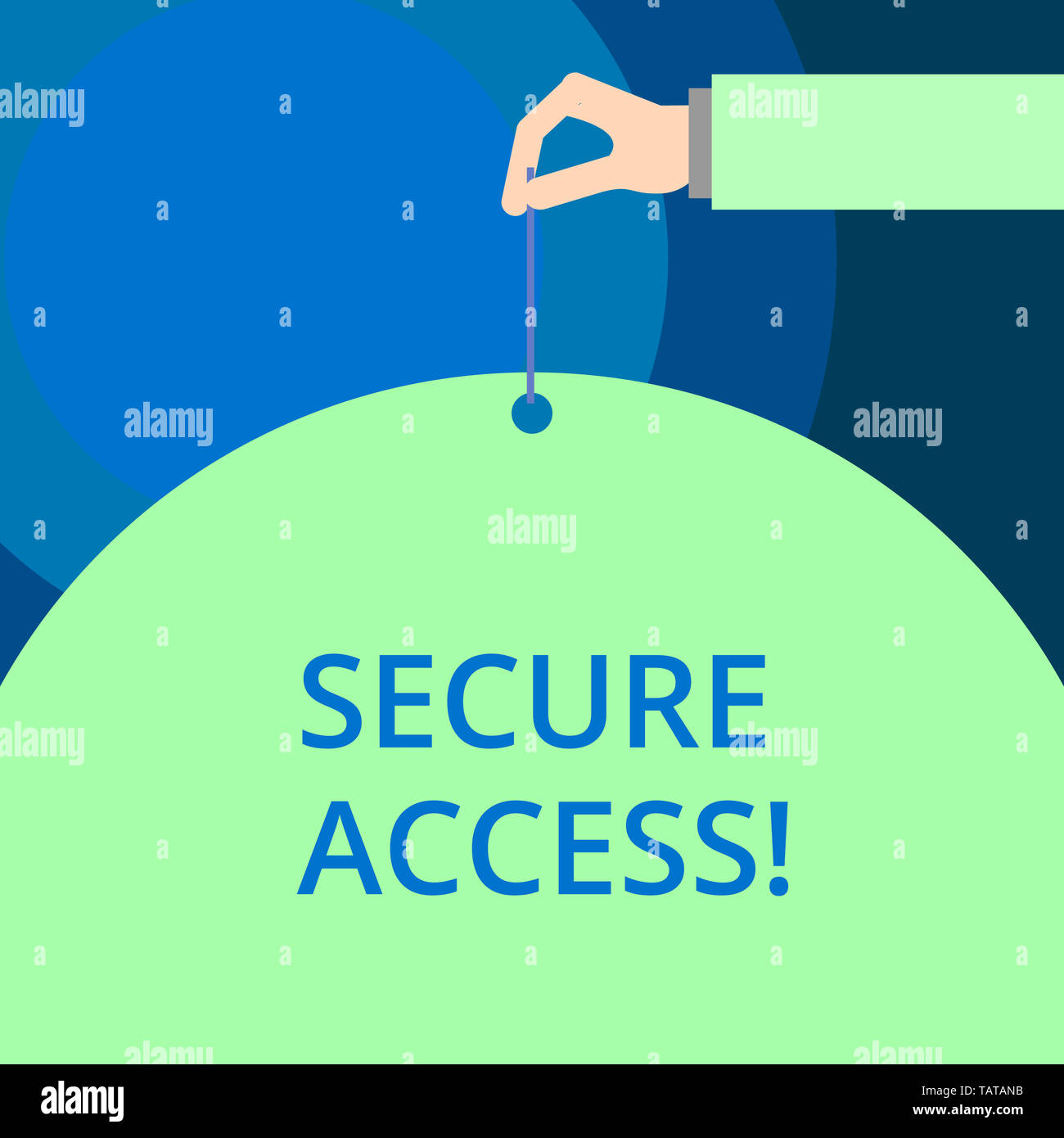 Word writing text Secure Access. Business photo showcasing enhance the ...