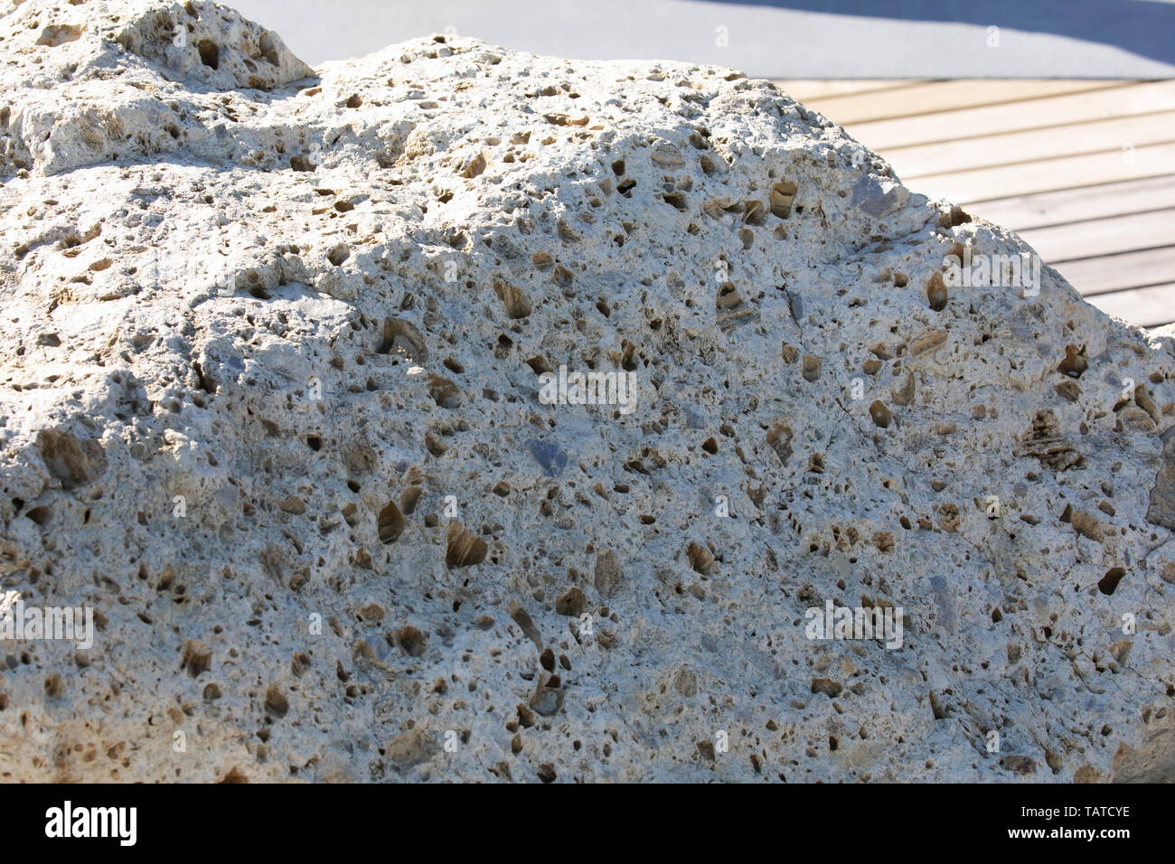 Volcanic and lava rock on show on the outside rooftop of Perlan in ...
