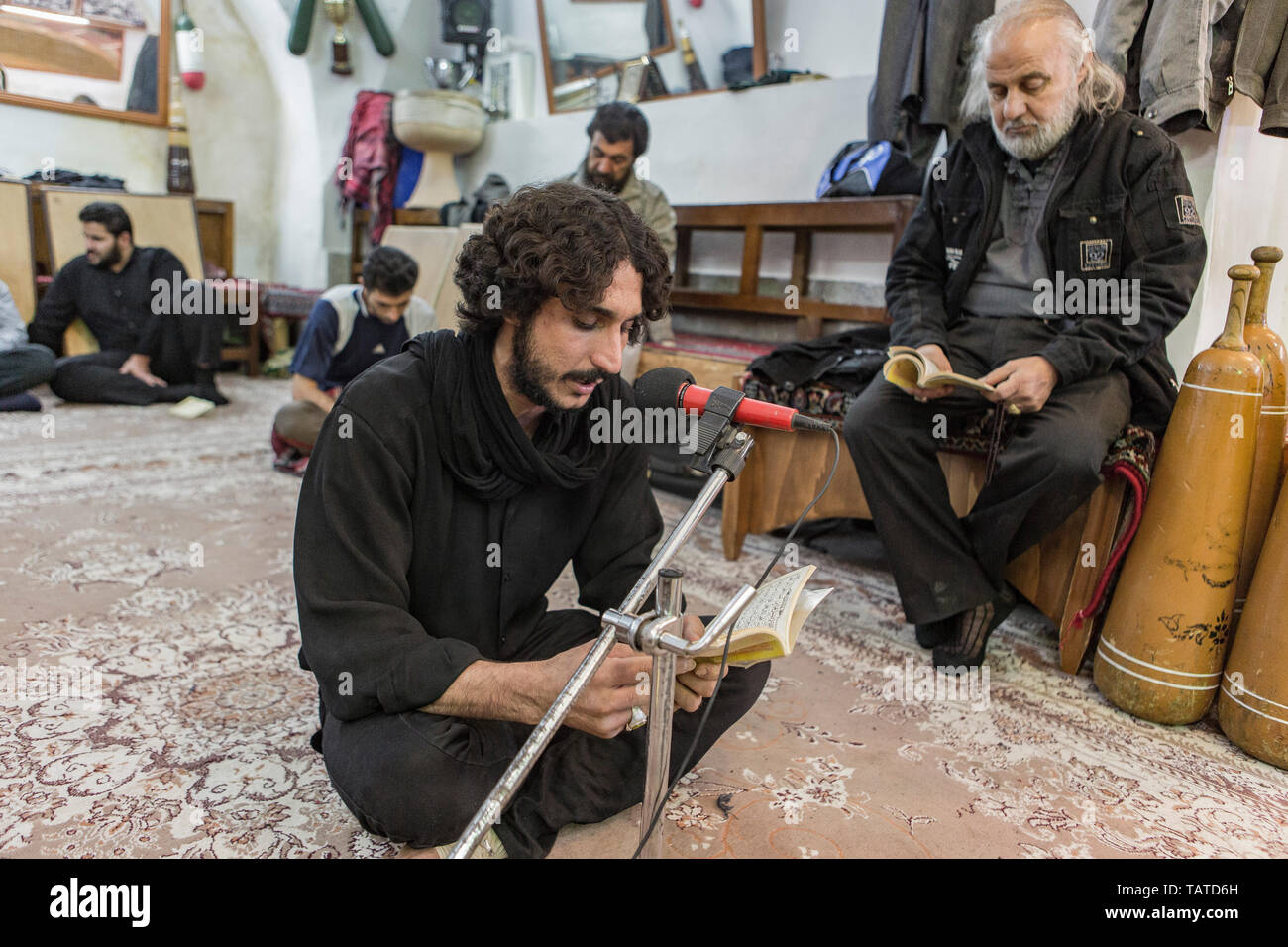 Traditional Sport or Varzesh-e bastani, Zurkhane, Kashan, Iran Stock ...